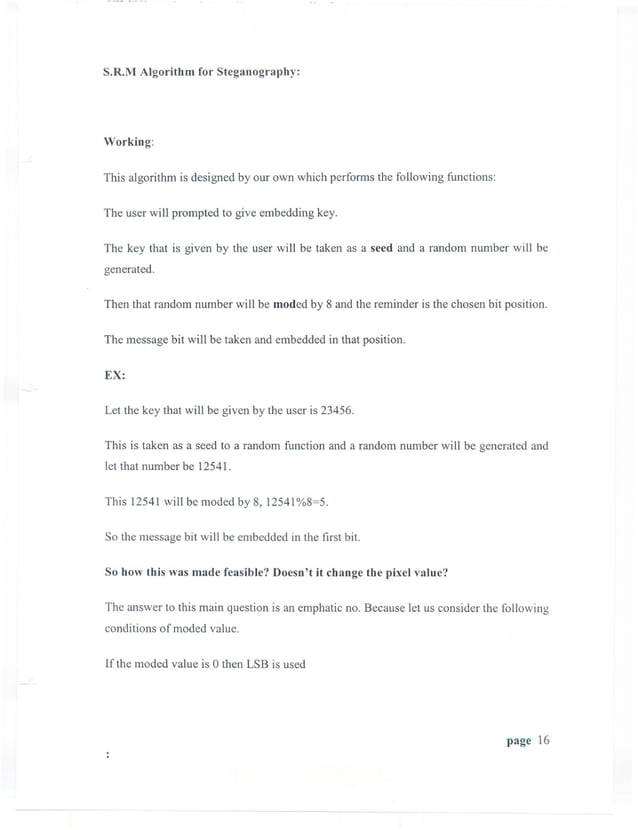 Steganography Project | PDF