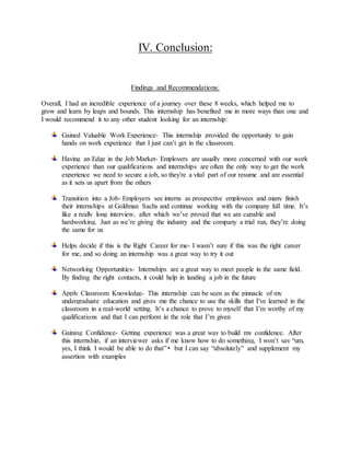 internship project | DOCX