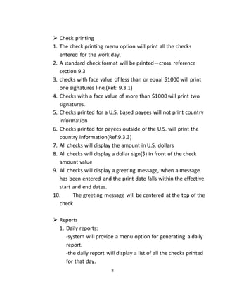 System Test Plan for Accounts Payable System | DOCX
