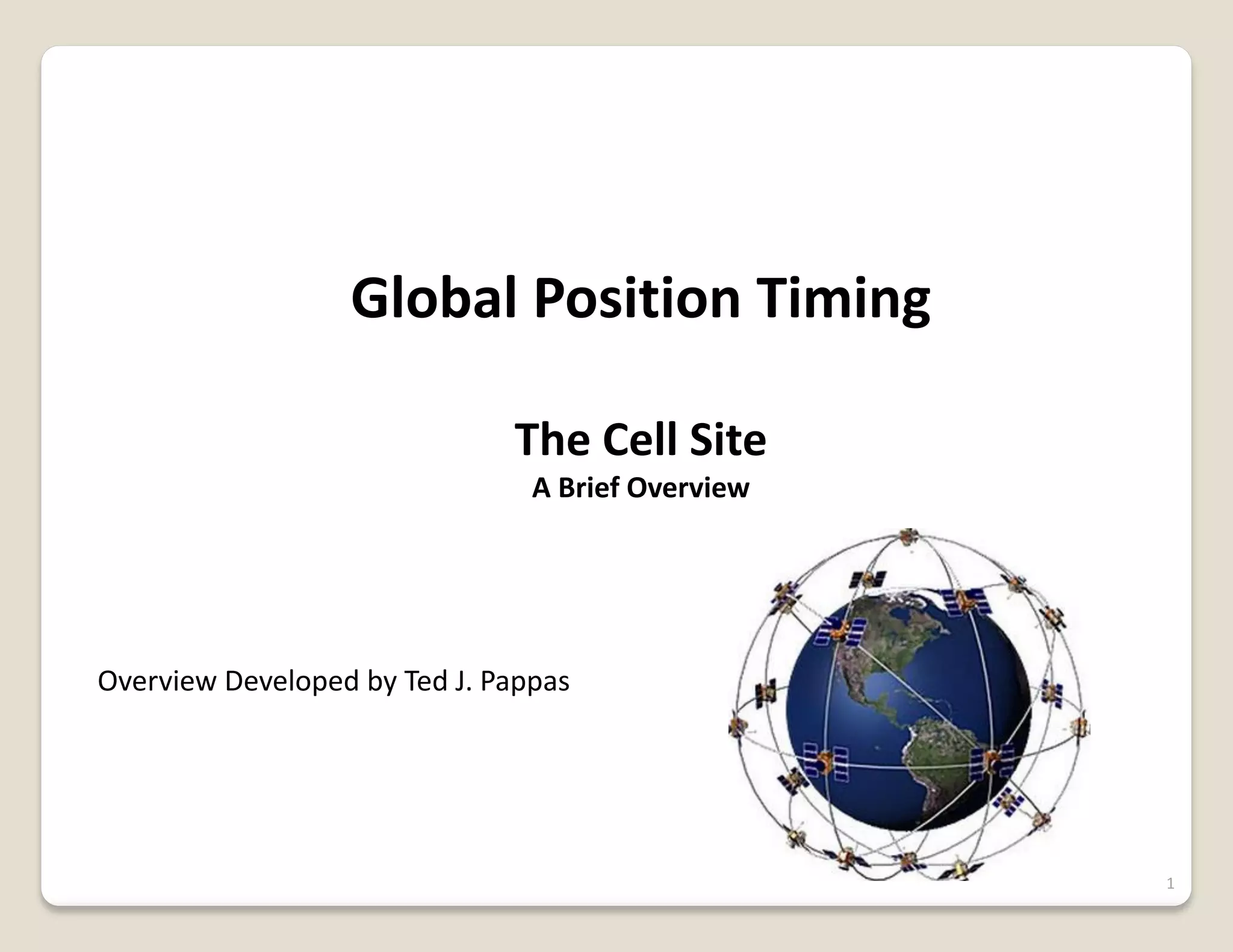 GPS Timing_The Cell Site | PPT