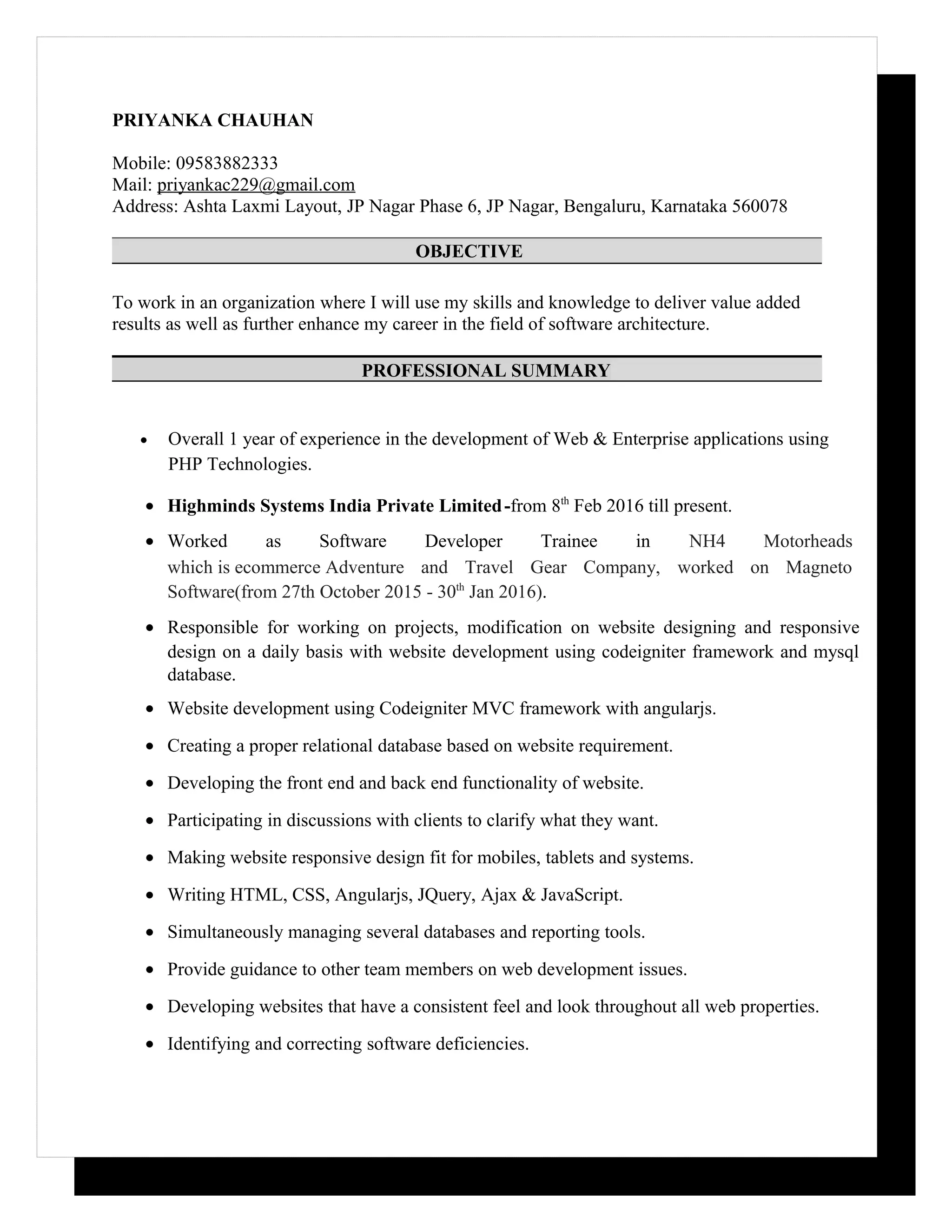 priyanka chauhan final resume | DOC