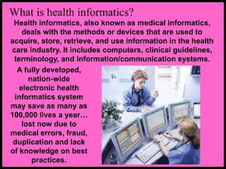 184-Health-Informatics.ppt usefull for nsg | PPT