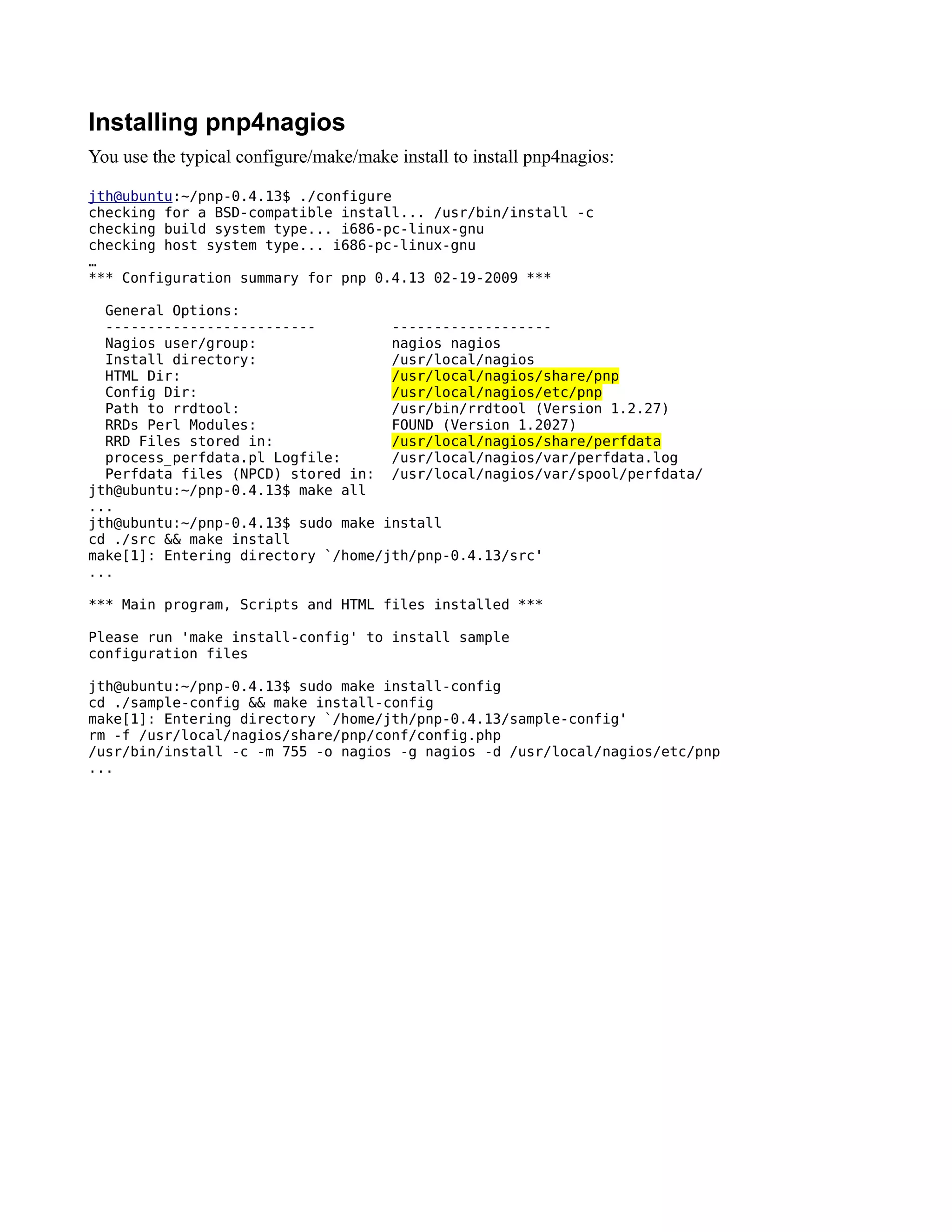 Graphing Nagios services with pnp4nagios | PDF