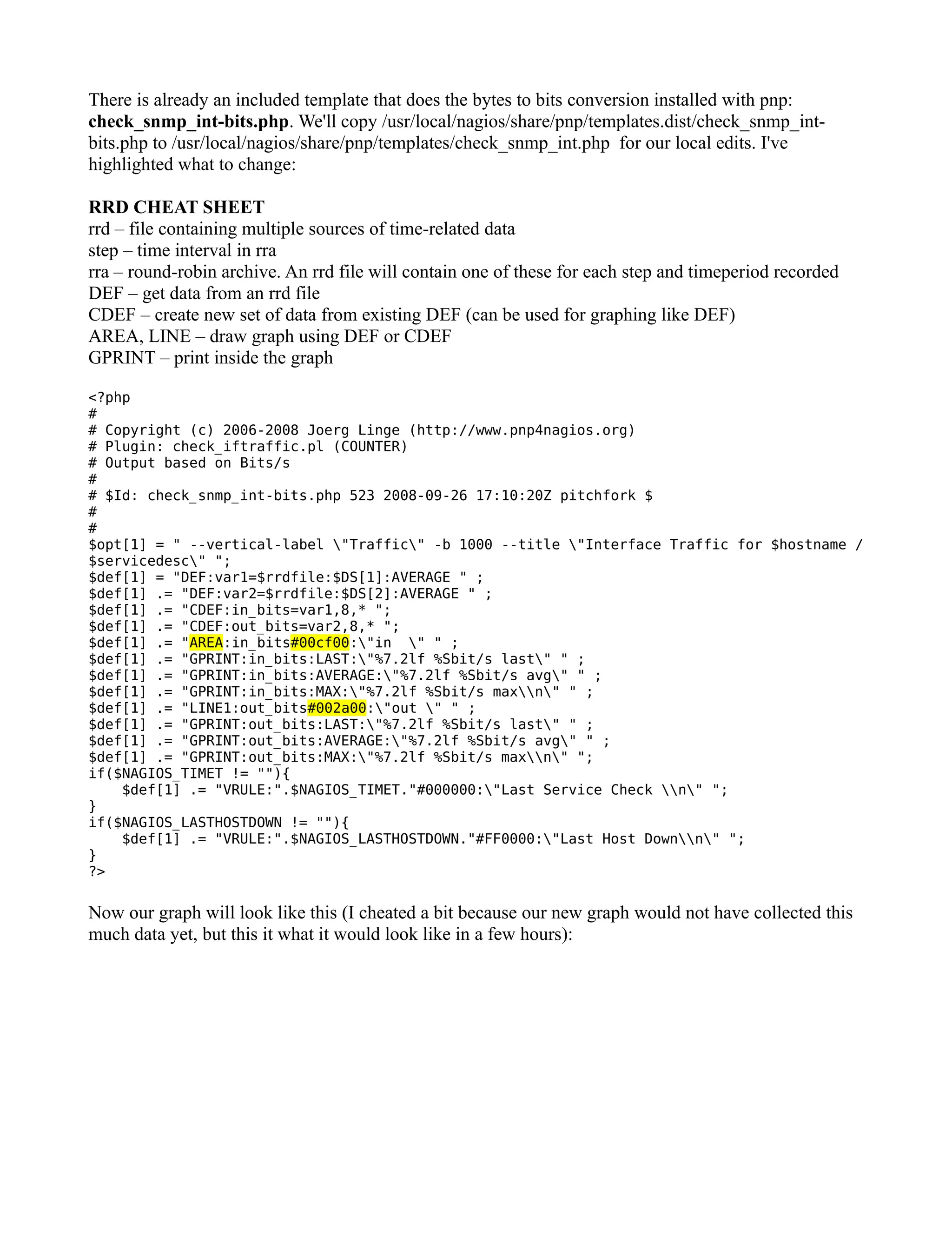 Graphing Nagios services with pnp4nagios | PDF