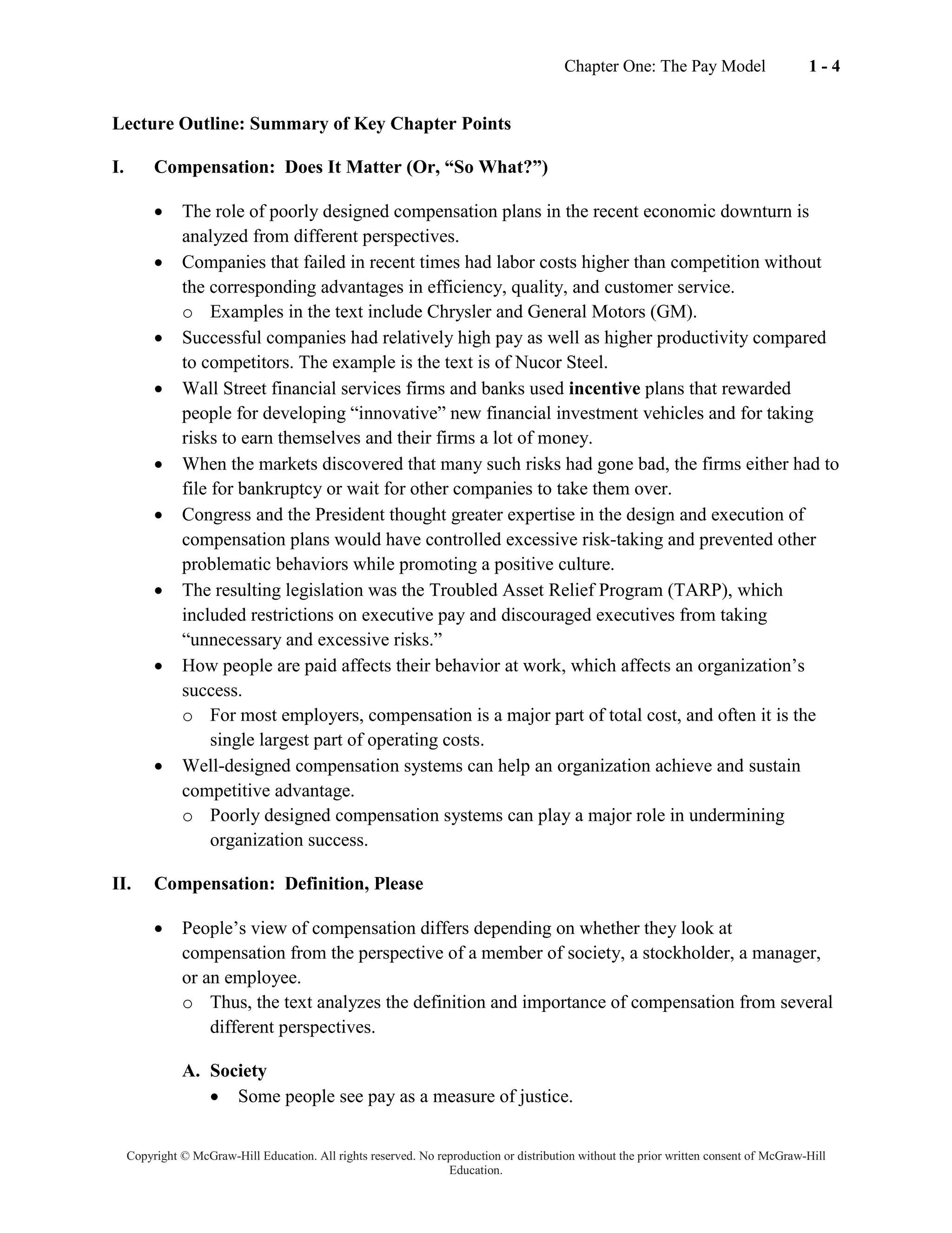 Solution Manual for Compensation, 13th Edition, Barry Gerhart, Jerry ...