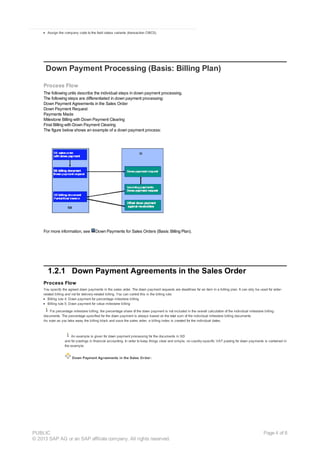 184152789 down-payments-in-sap-sd | PDF