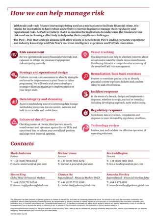 PwC and Pole Star_ financial crime risks and trade finance_ July 2016 ...