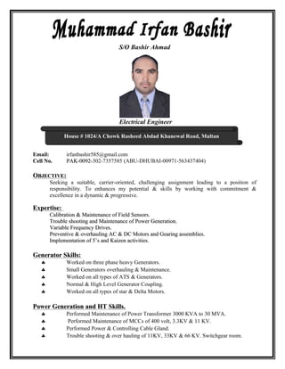 Irfan Bhutta by SHAMAS | PDF