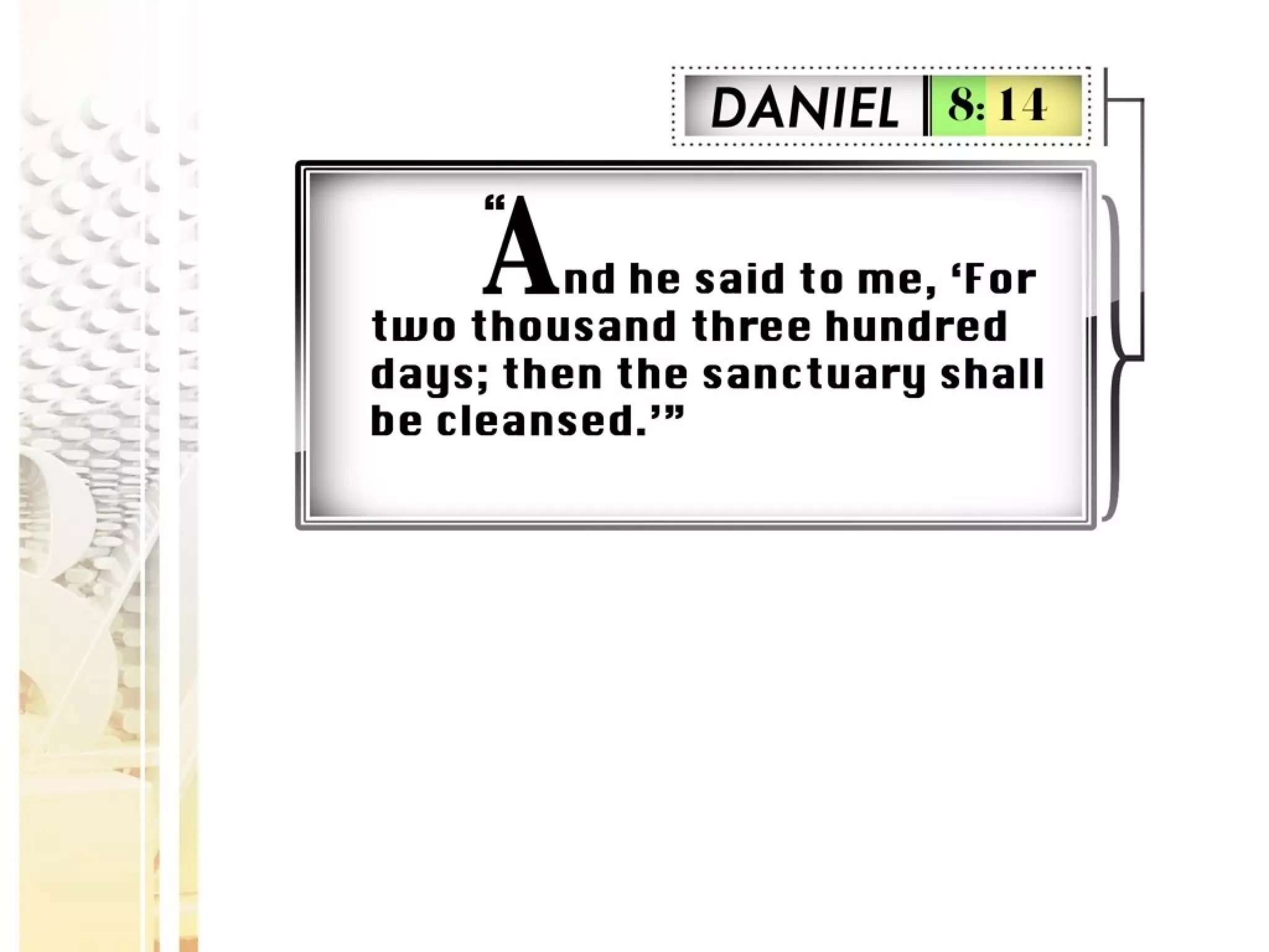 Study of Daniel 8:14 -1844 made-simple | PPT