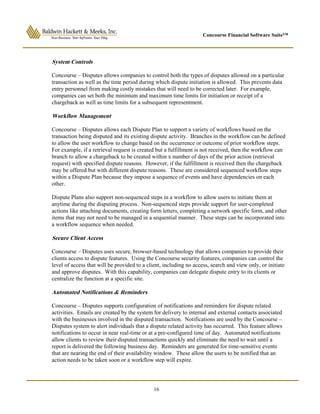 Concourse Financial Software Suite | PDF