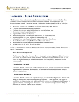 Concourse Financial Software Suite | PDF