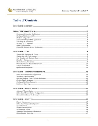Concourse Financial Software Suite | PDF