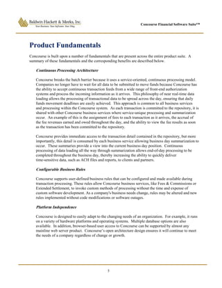 Concourse Financial Software Suite | PDF