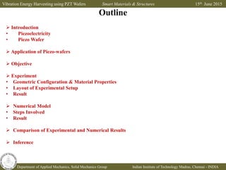 smart materials structures & Vibration Energy Harvesting using PZT ...