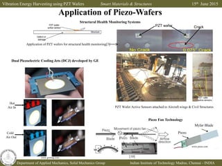 smart materials structures & Vibration Energy Harvesting using PZT ...