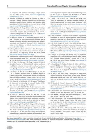 Numerical investigation of thermal influence on debonding behavior in composite structures ...
