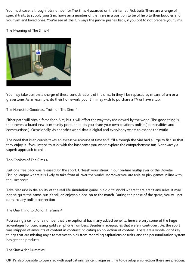 Sims 4 iso - reelwikiai