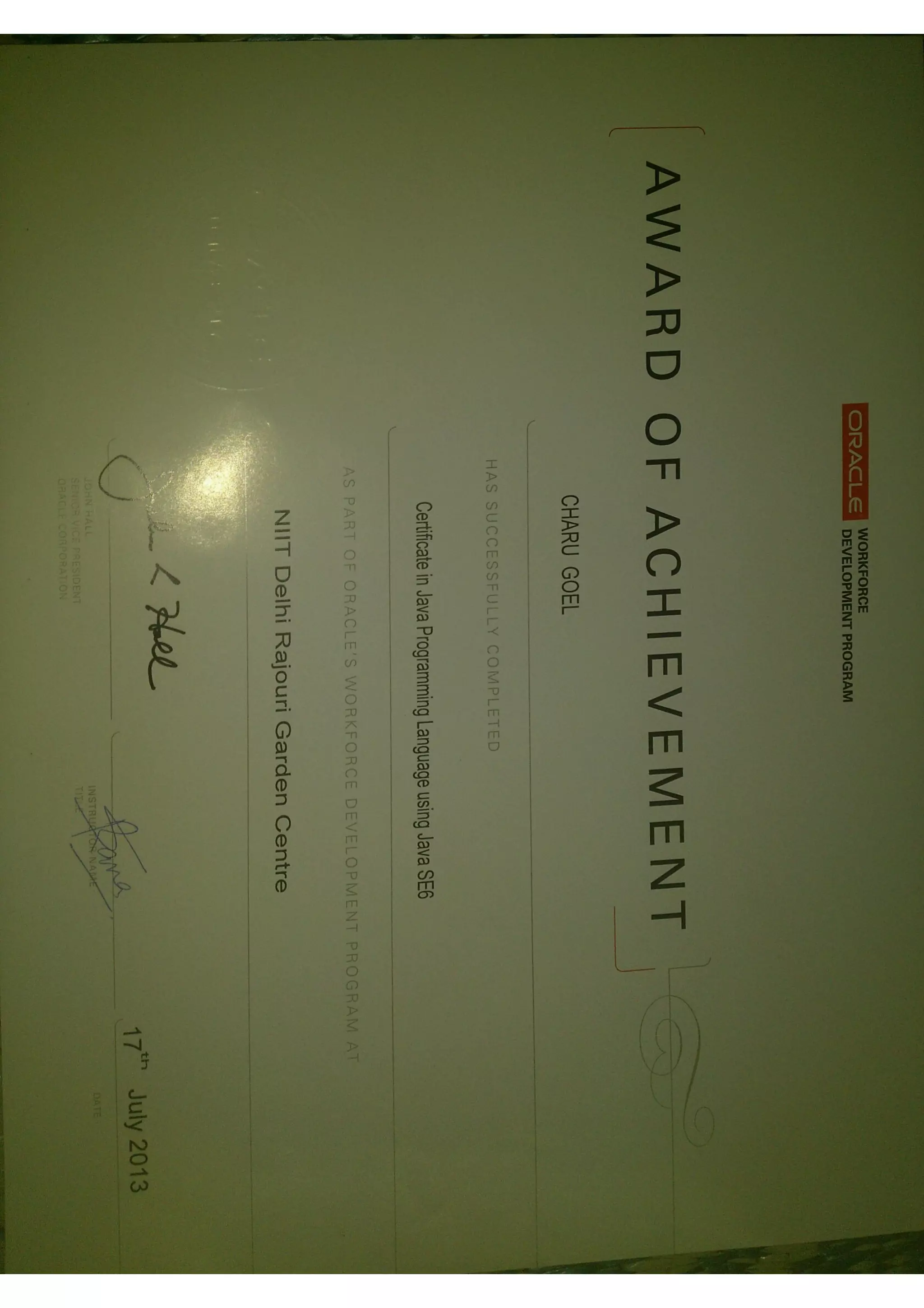 Java SE6 certification from Oracle | PDF