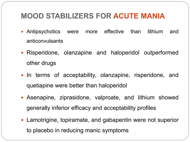 MOOD STABILIZER | PPTX