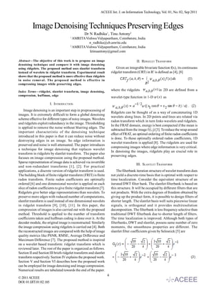 Image Denoising Techniques Preserving Edges | PDF