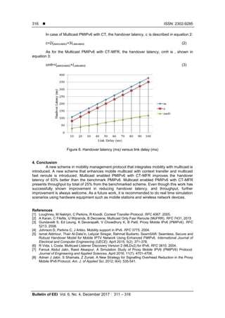 Throughput and Handover Latency Evaluation for Multicast Proxy Mobile IPV6 | PDF