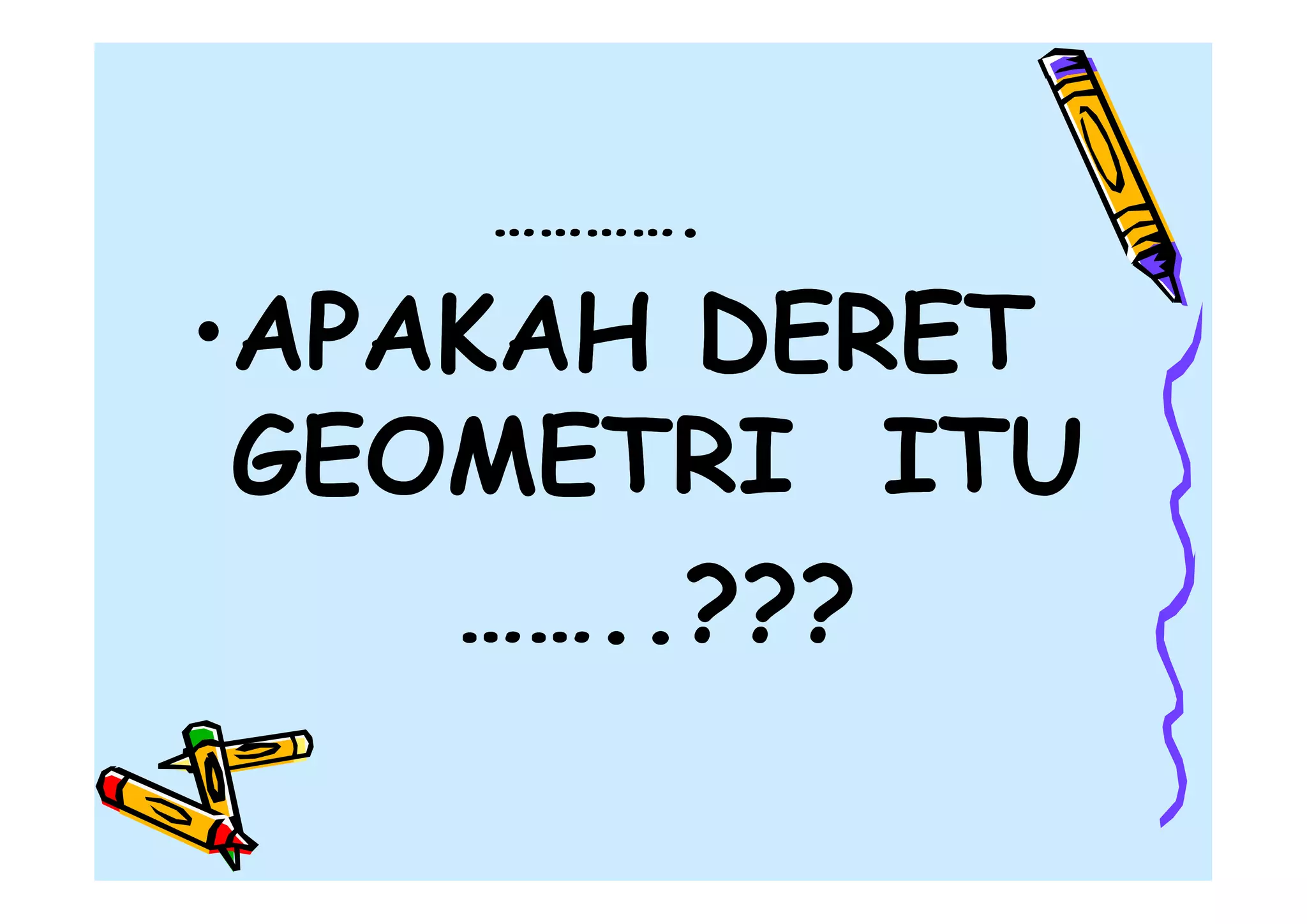 deret geometri | PDF
