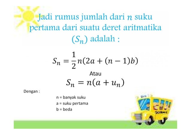Deret Aritmatika | PPT