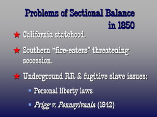 1850s Road to Secession | PPT