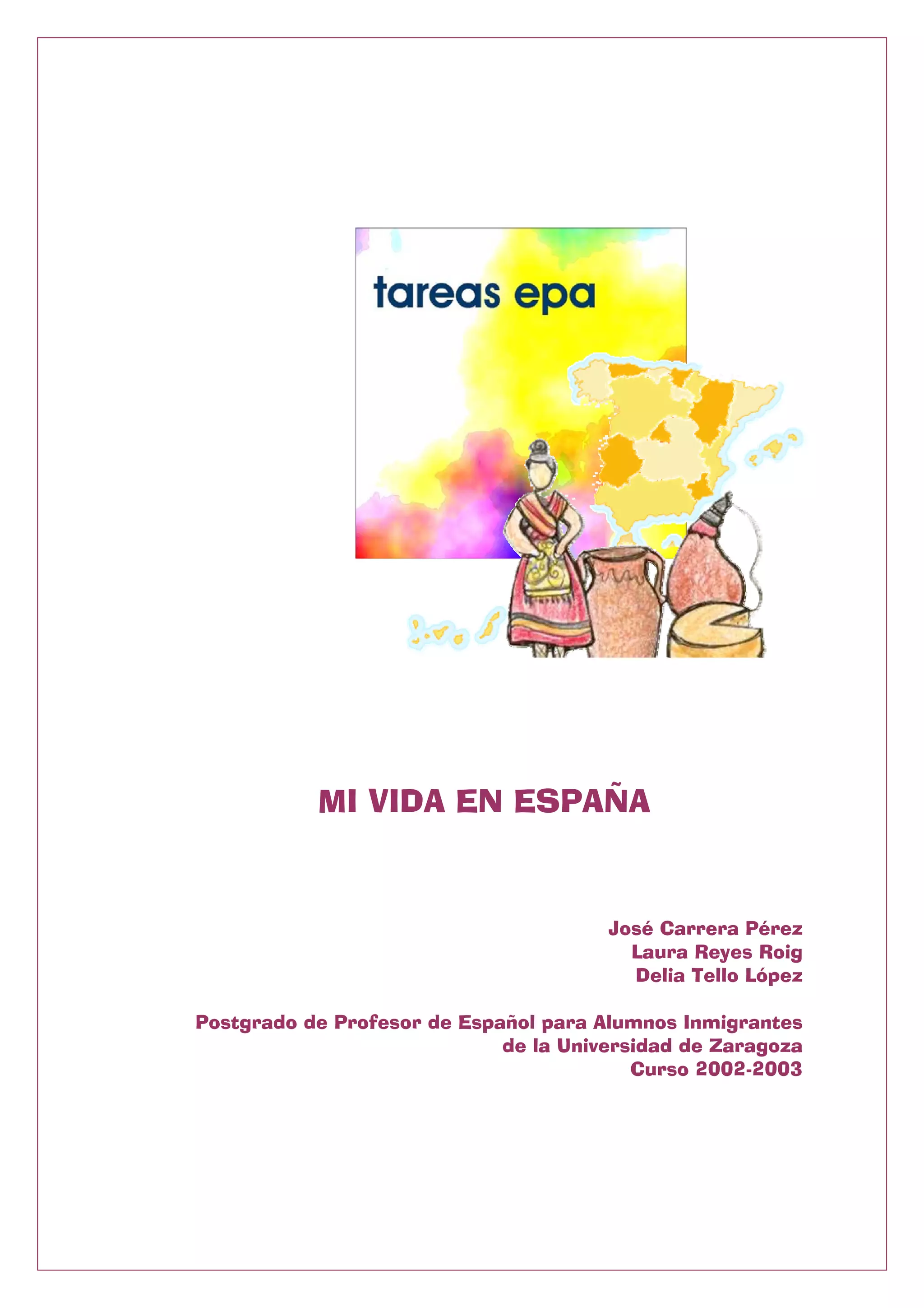 Mi vida en España.Español para inmigrantes | PDF