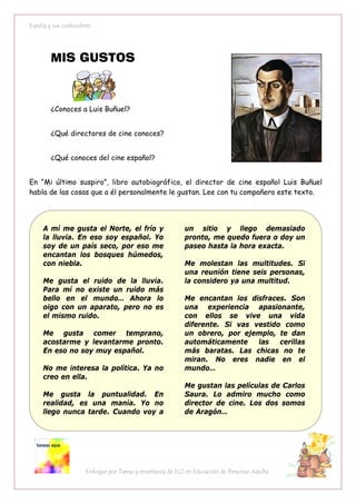 Mi vida en España.Español para inmigrantes | PDF