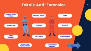 Digital Forensik (Anti-Forensic) | PPTX