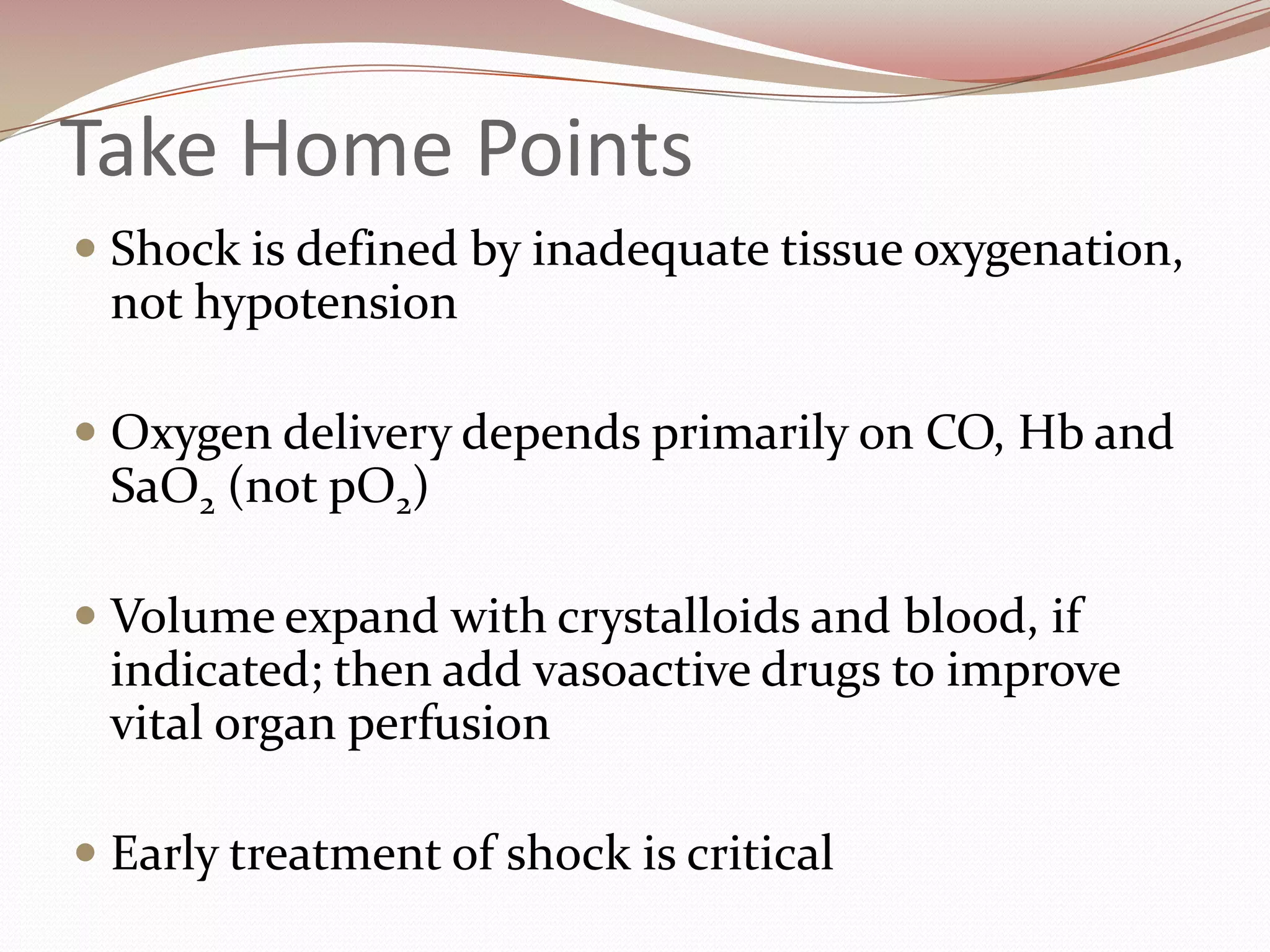 Approach to Shock and Hemodynamics | PPT