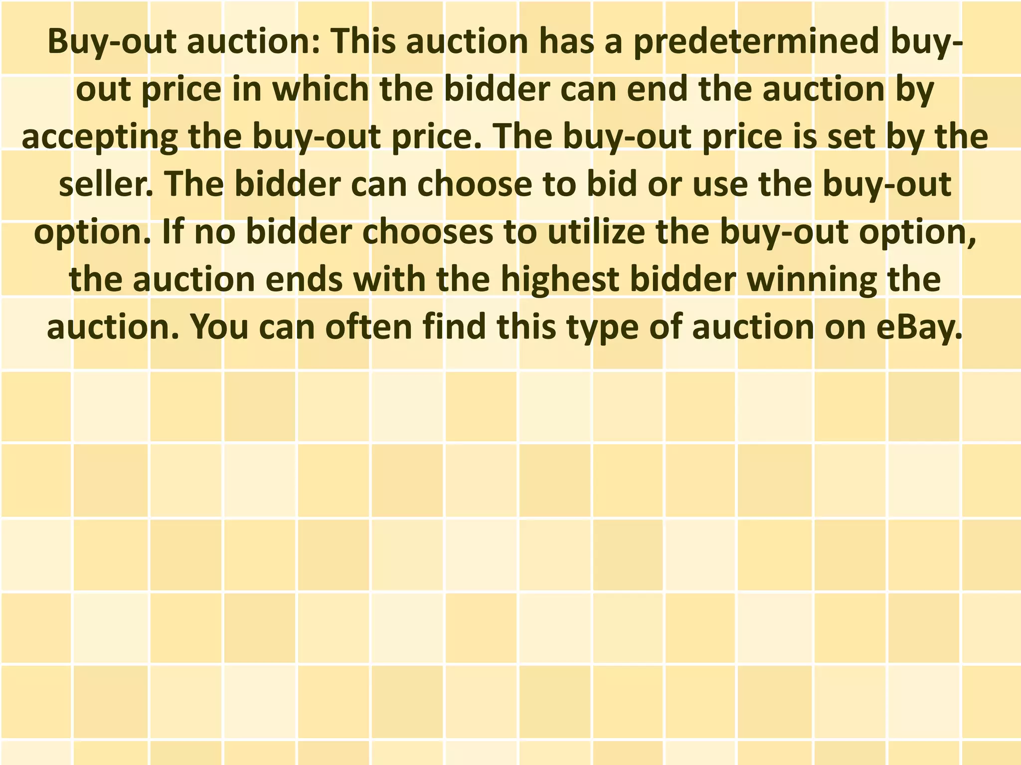 Distinguishing the Differences Between Auctions | PPT