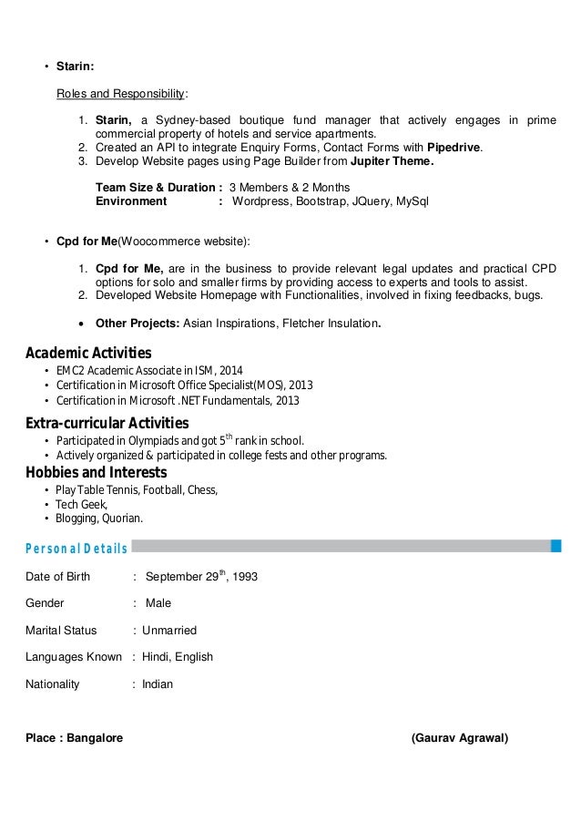 Gaurav Resume