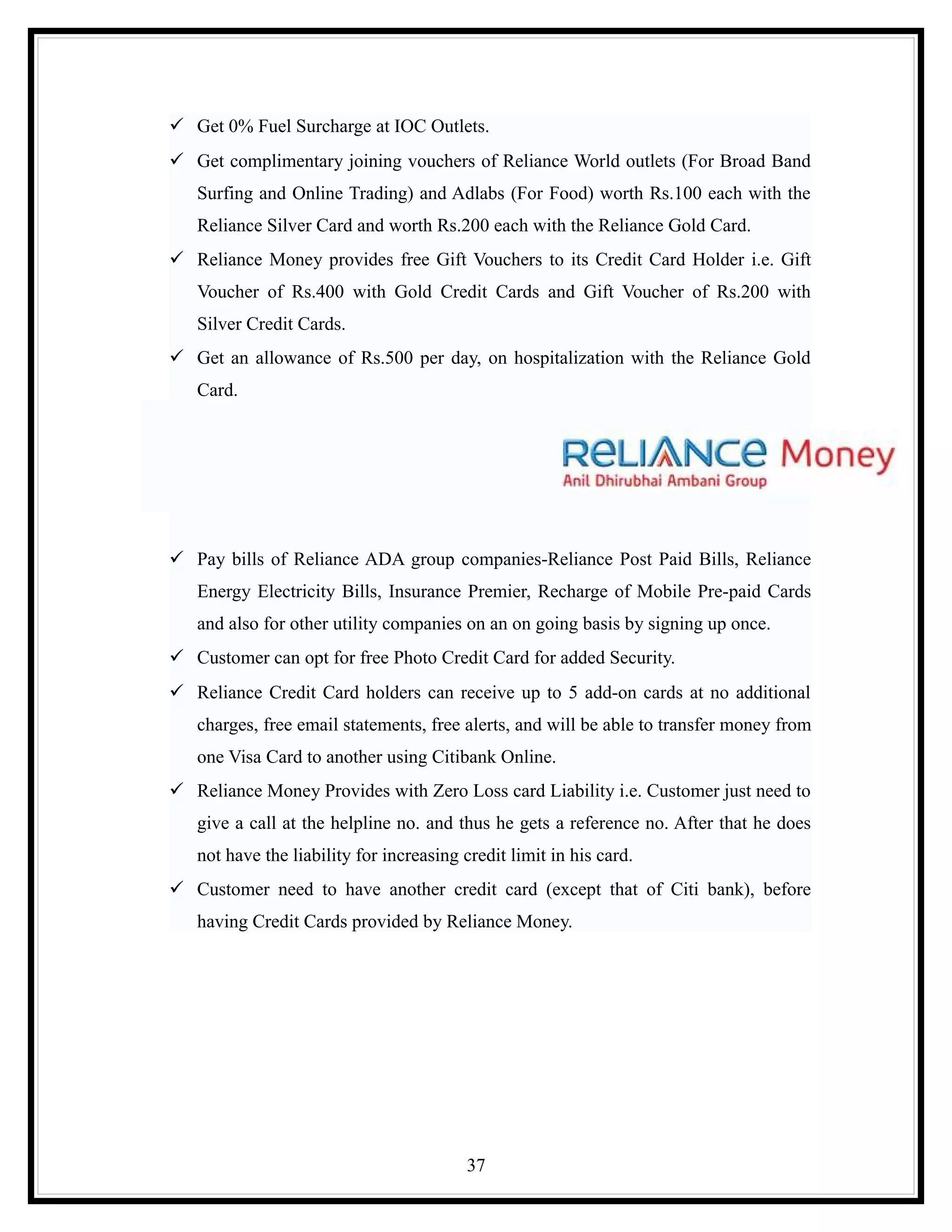Brokerage Structure in reference of other Broking House at Reliance ...