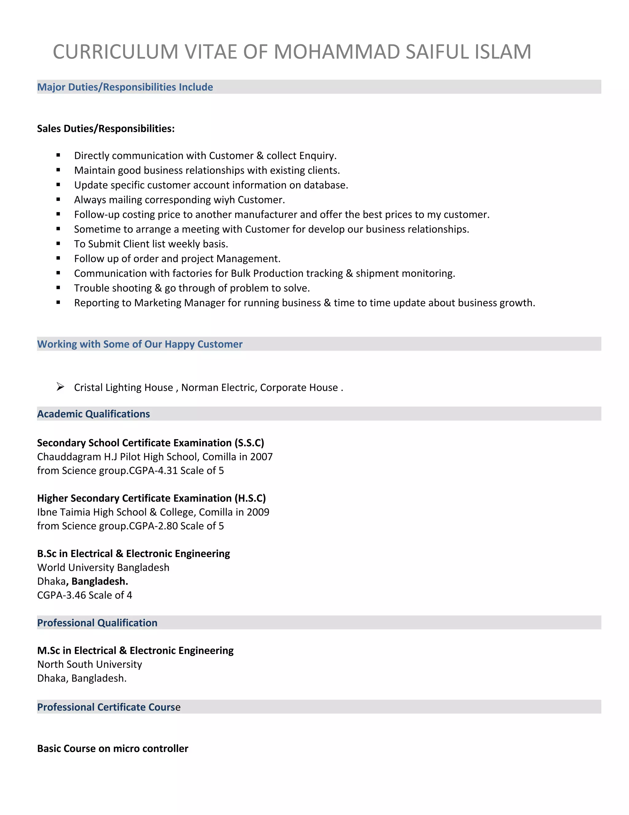 Saiful CV.docvvvvvvvvvv | DOC