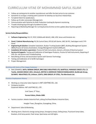 Saiful CV.docvvvvvvvvvv | DOC