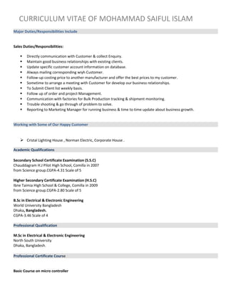 Saiful CV.docvvvvvvvvvv | DOC