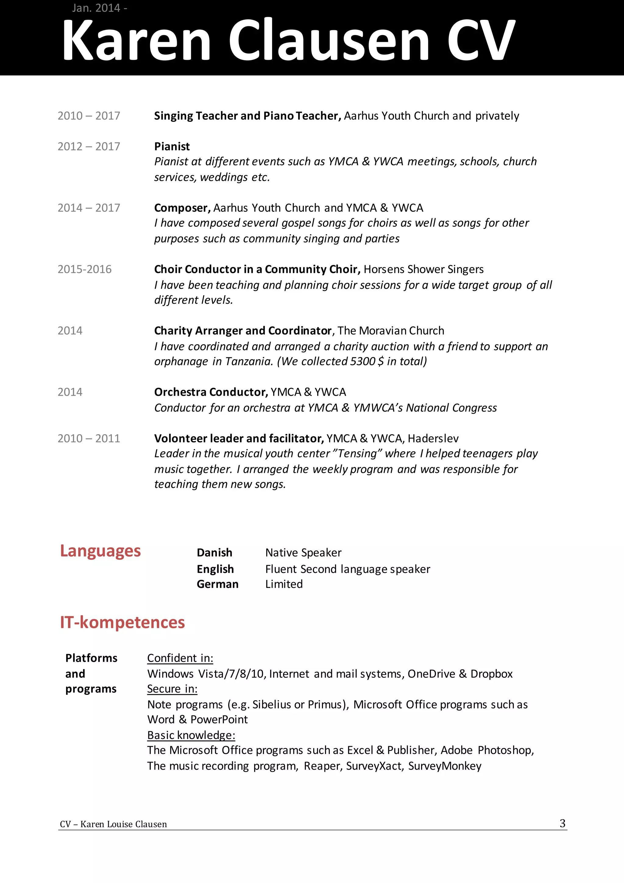 Karen's English CV | DOCX