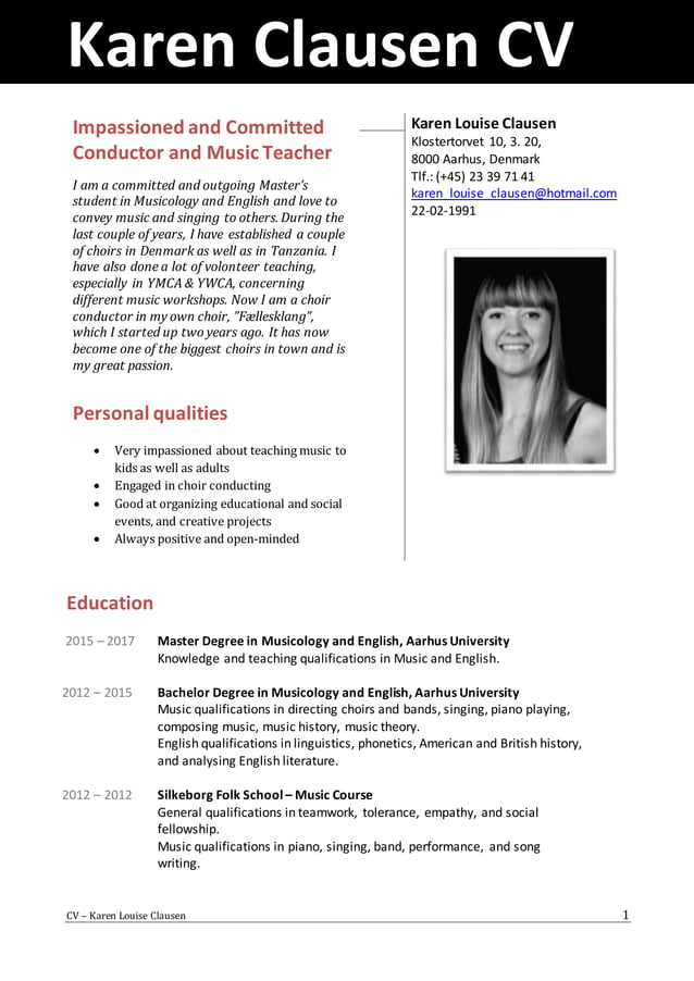Karen's English CV | PDF