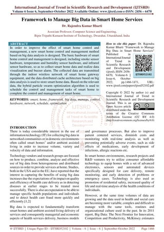 Framework to Manage Big Data in Smart Home Services | PDF