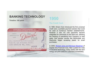 185 years Banking Technologies by Wind Amiras | PPT