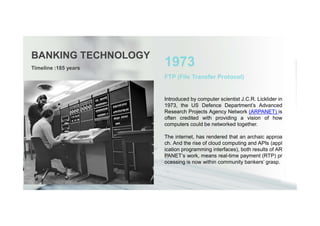 185 years Banking Technologies by Wind Amiras | PPT