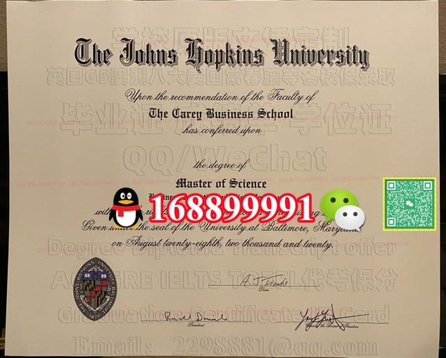 Johns Hopkins University degree offer diploma Transcript | PPT