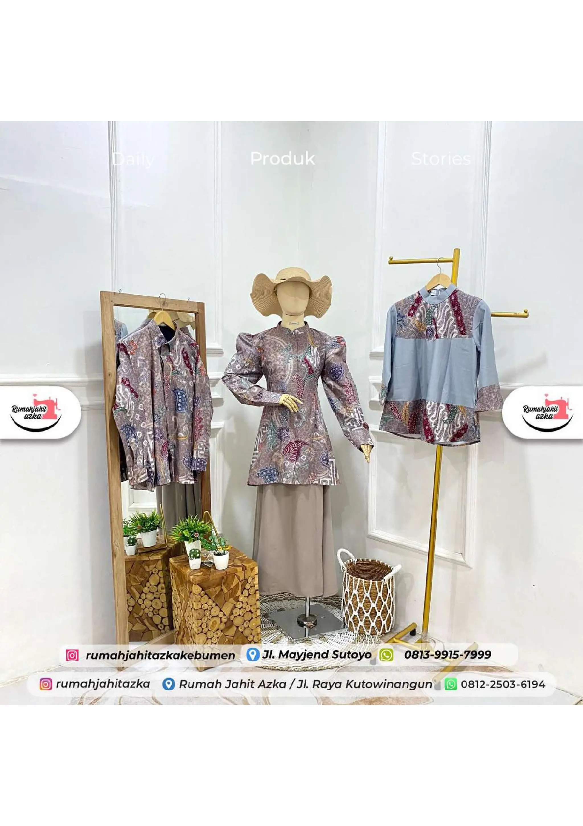 Jahit Set Batik Sarimbit Keluarga Rumah Jahit Azka | PDF