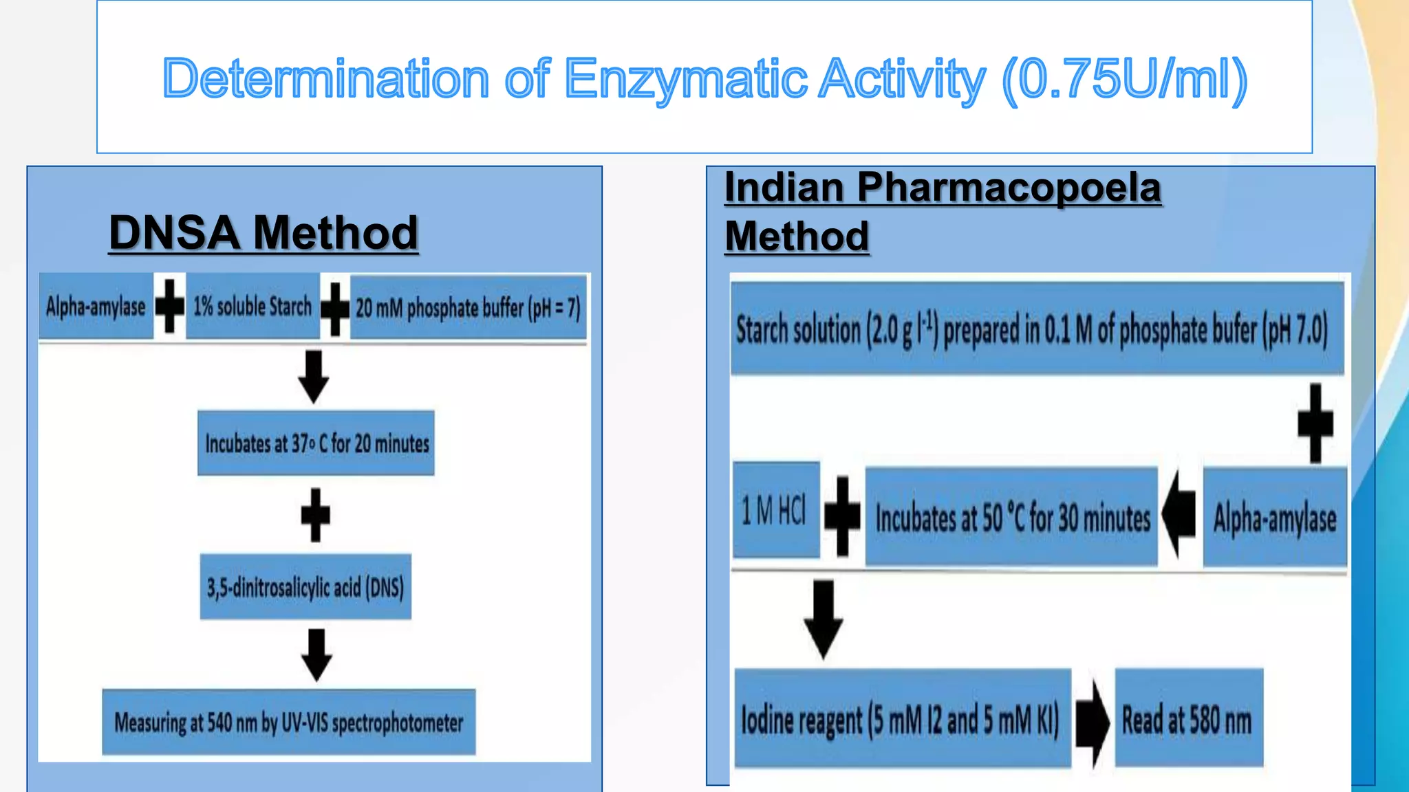 Alpha Amylase Production Process | PPTX | Chemistry | Science