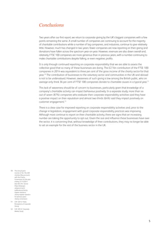 Corporate Giving by the FTSE 100 | PDF