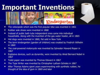 1860s Slide Show History | PPT