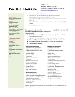 Eric Heikkila's resume | PDF
