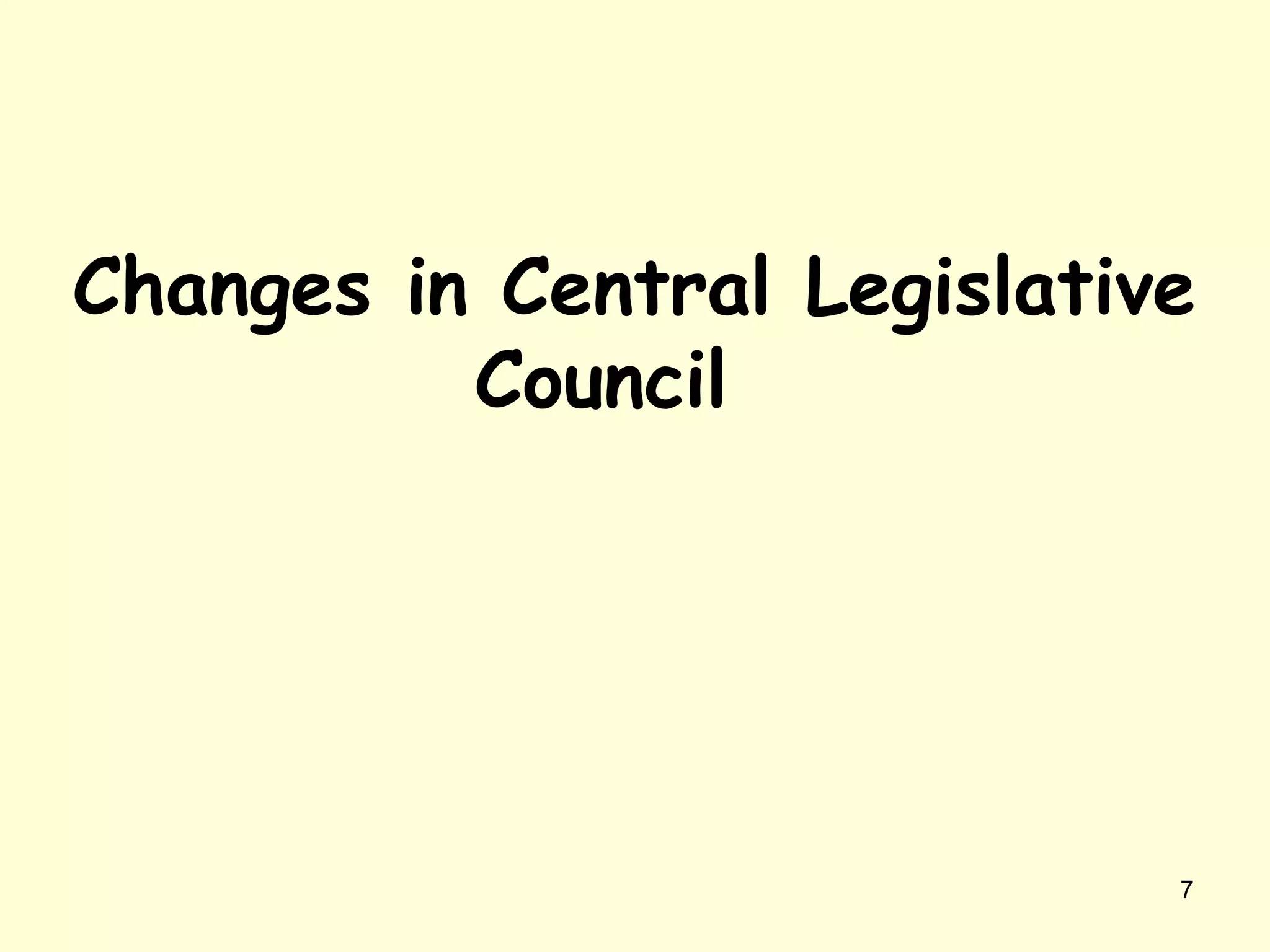 1861 indian councils act | PPT